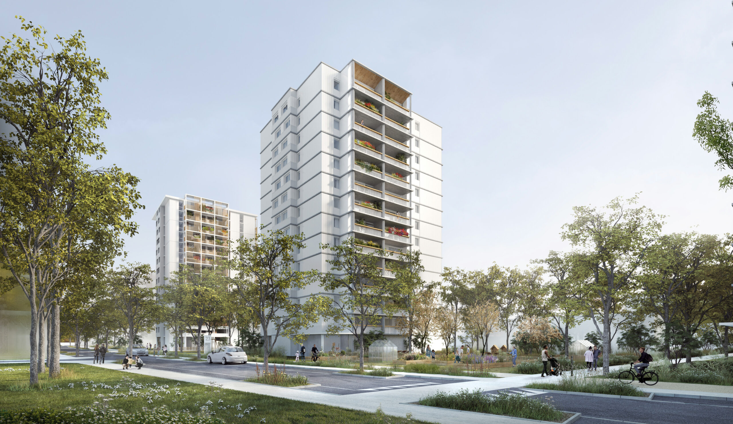 Renouvellement urbain du quartier Lebon-Lamartine - Villejuif - Valdevy