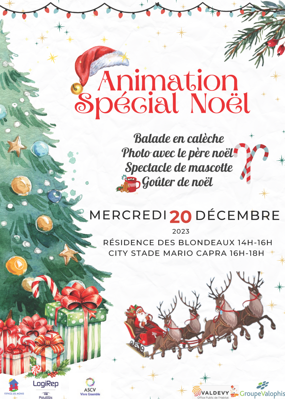 Animation de Noël à Vitry - Valdevy